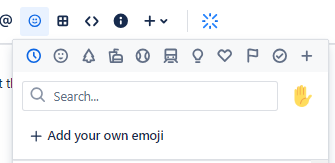 Add custom emojis in automation