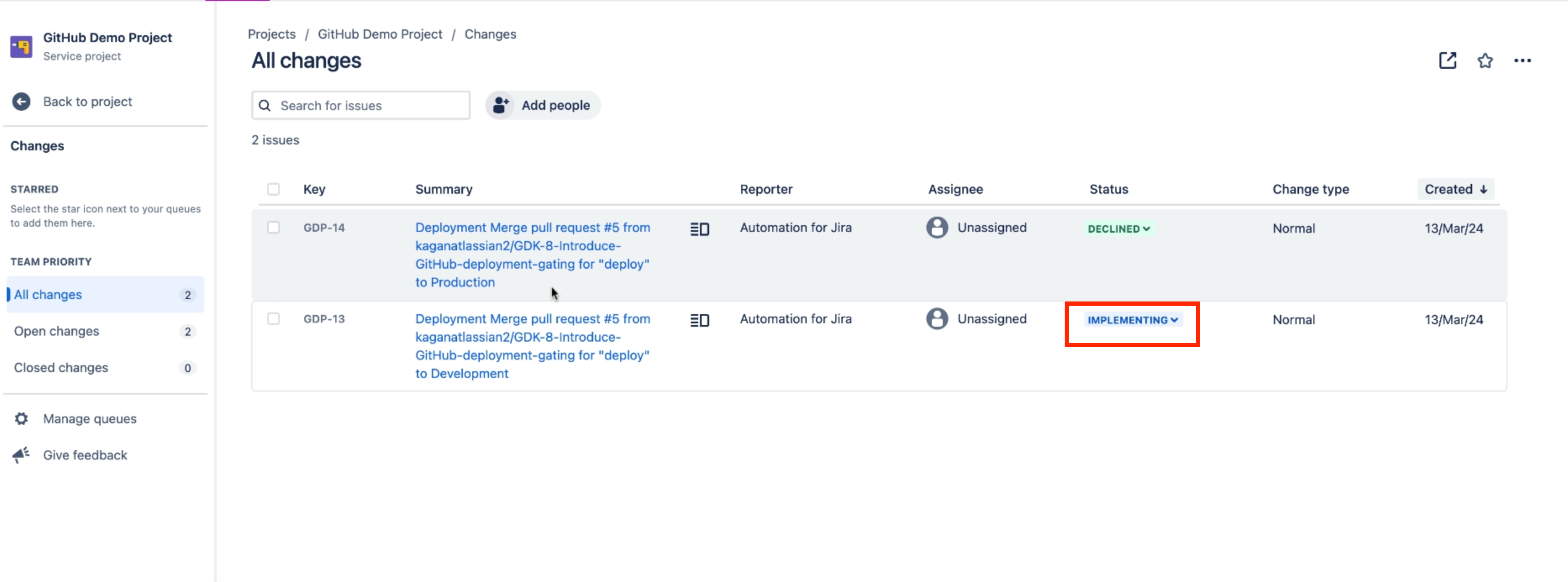 Deployment Gating For Github In Jira Service Management