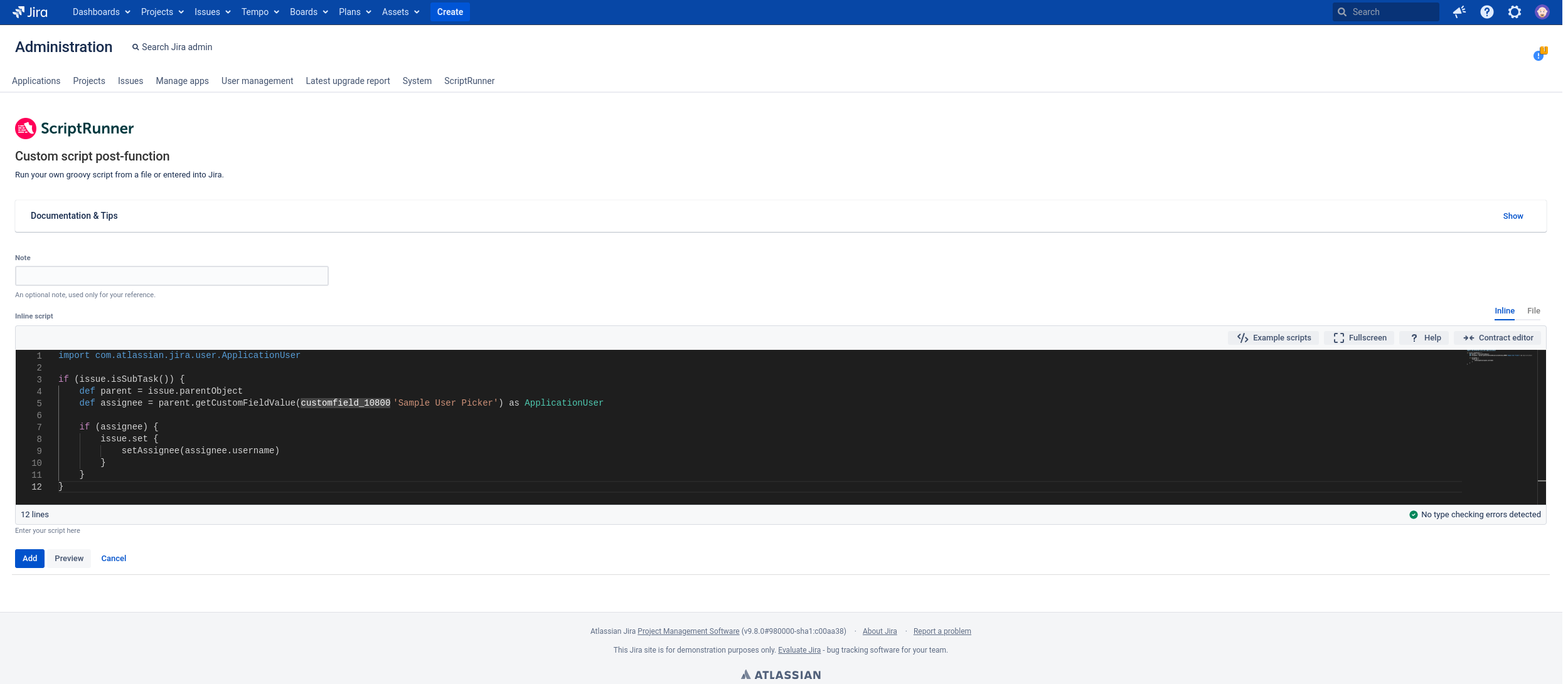 Solved: Scriptrunner copy "user picker" value from "field ...