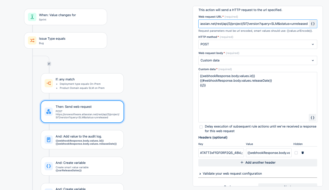 Solved: Automate fix version by name and update a field wi...
