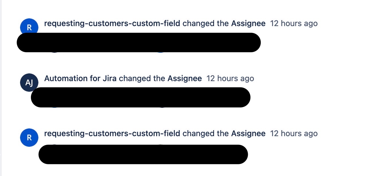 Solved: Assignee changed by something other than automatio...
