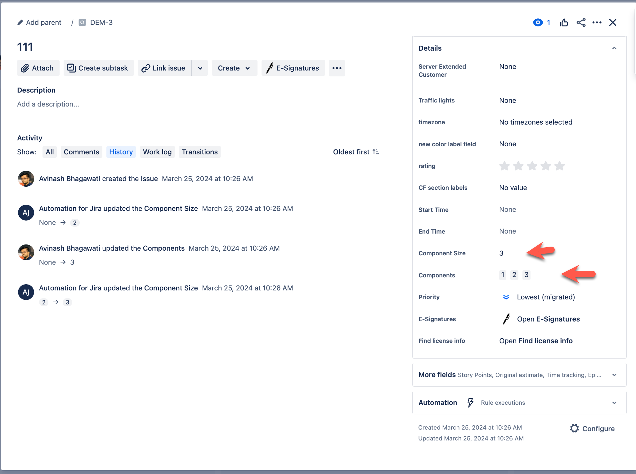 Is it possible to count the number of components s...