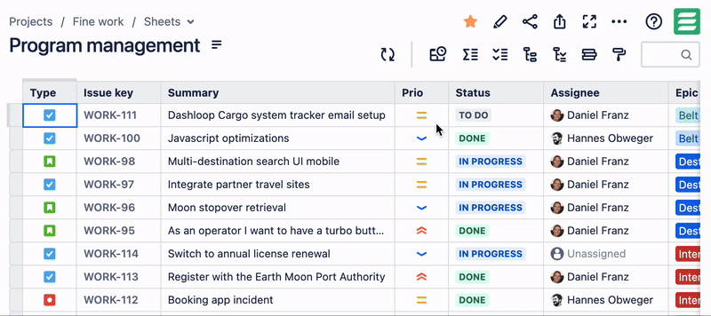 Solved Show The Priority Name Instead Of Its Icon In The 