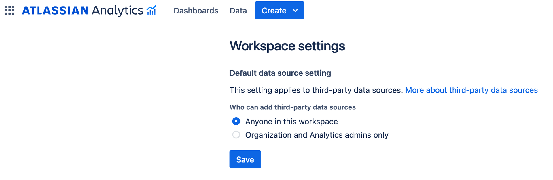 New setting: Control who can add 3rd party data so... - Atlassian Community