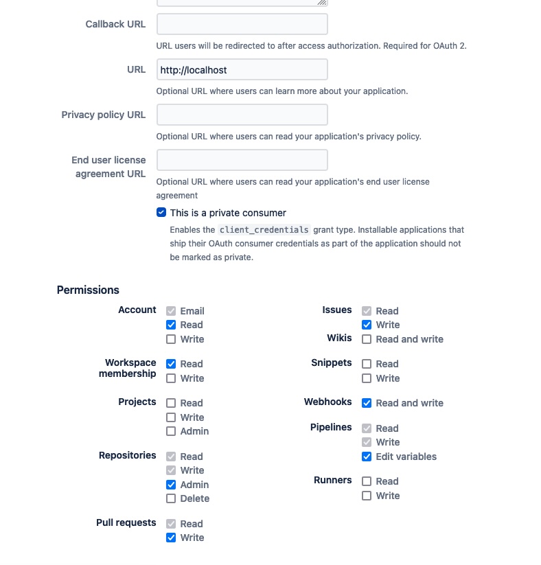 Credentials Error with OAuth Consumer Integration