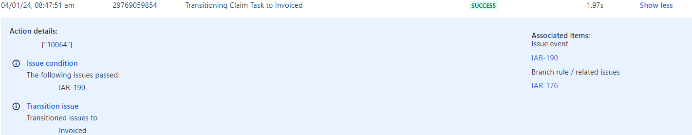 Solved: Automation Help: Transition Linked issue