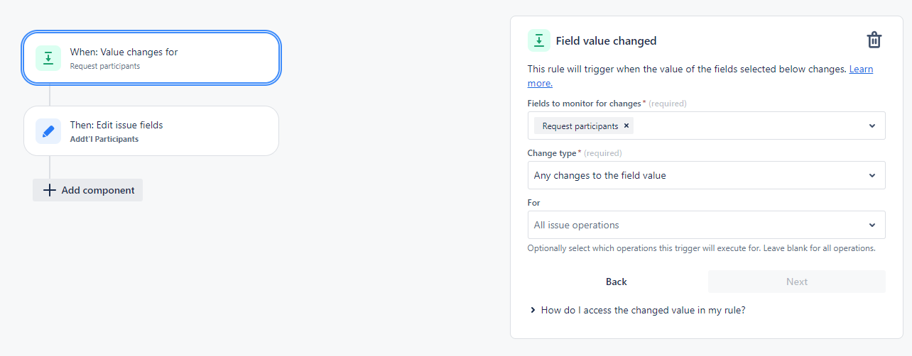 Automation: Request Participant field --> Custom o...