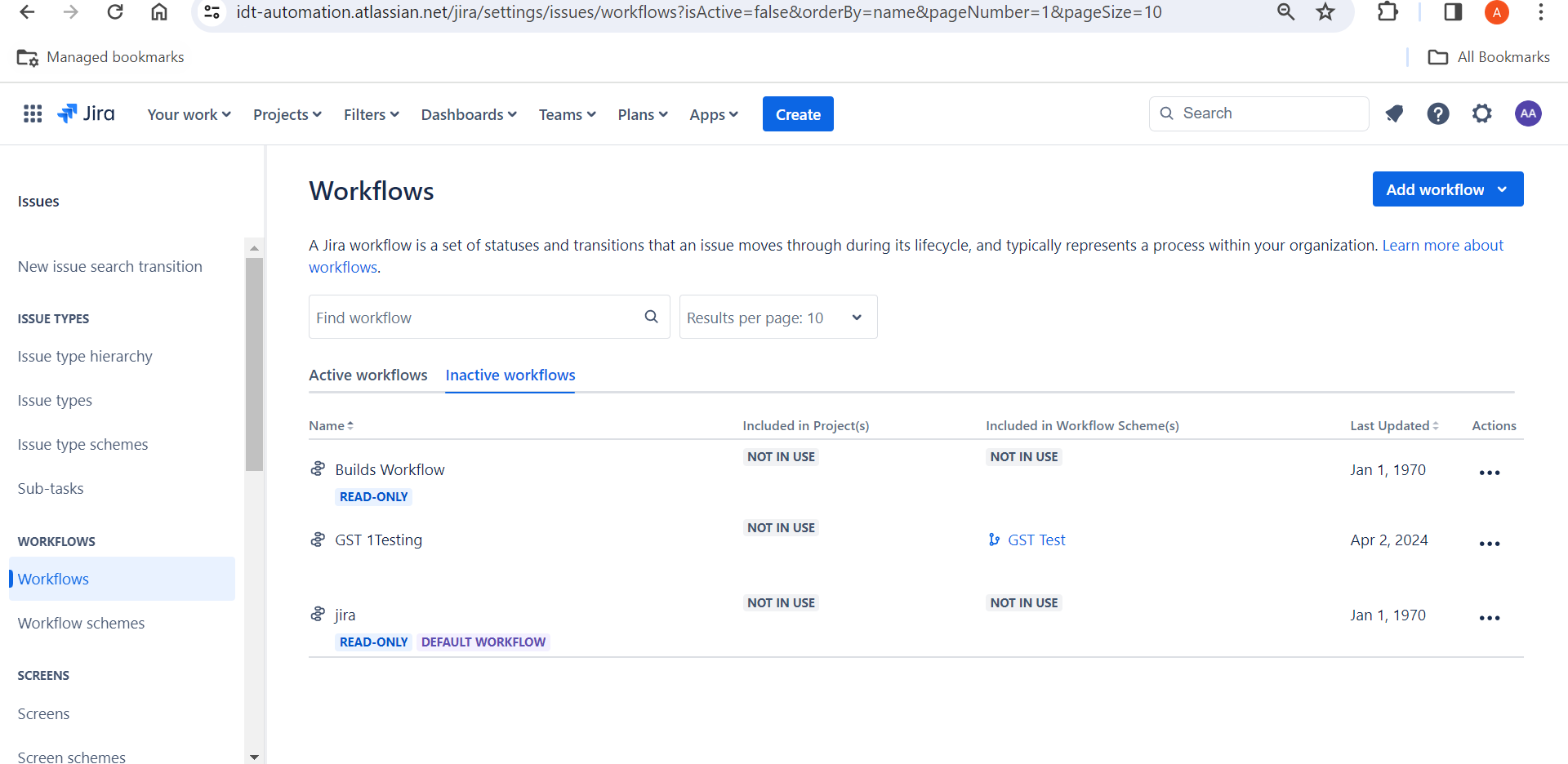 Solved: How do you move a workflow from inactive to active...