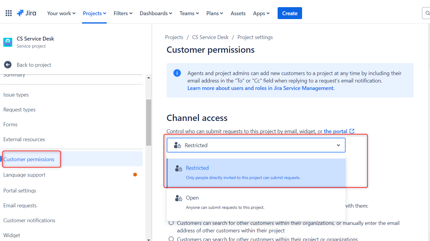 How can we stop customers from creating tickets by...