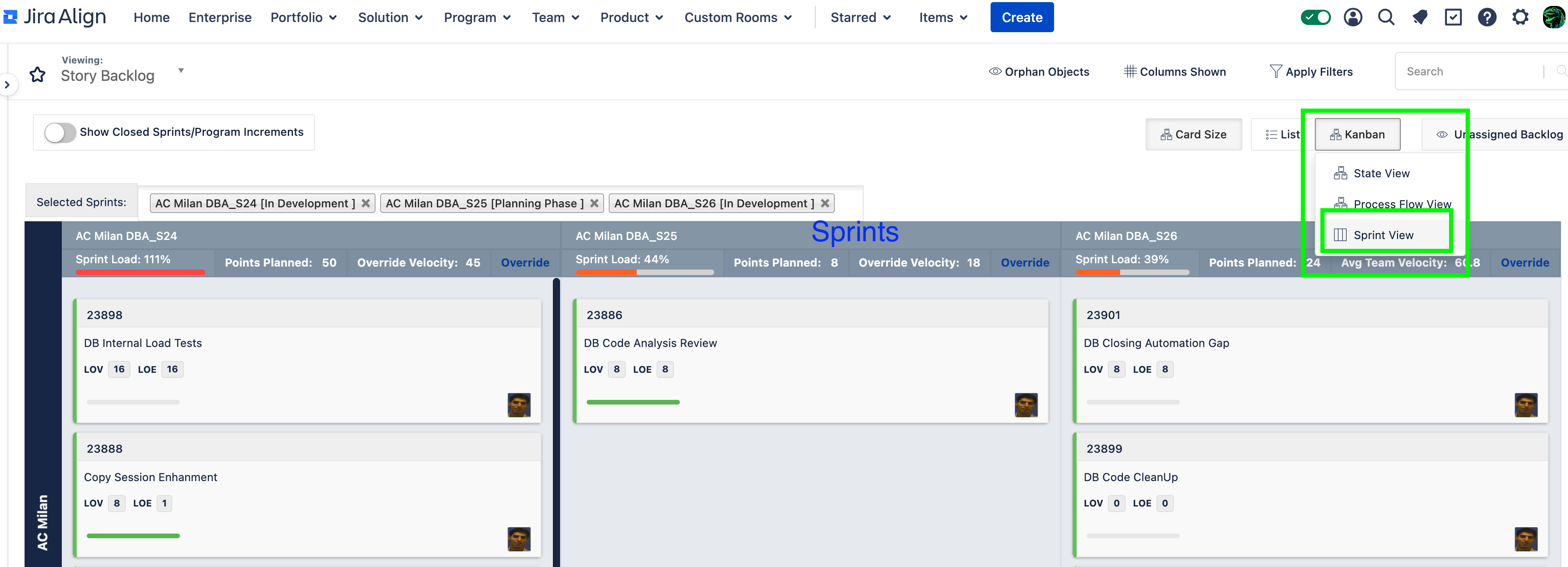 Jira Align roadmap at workitem level