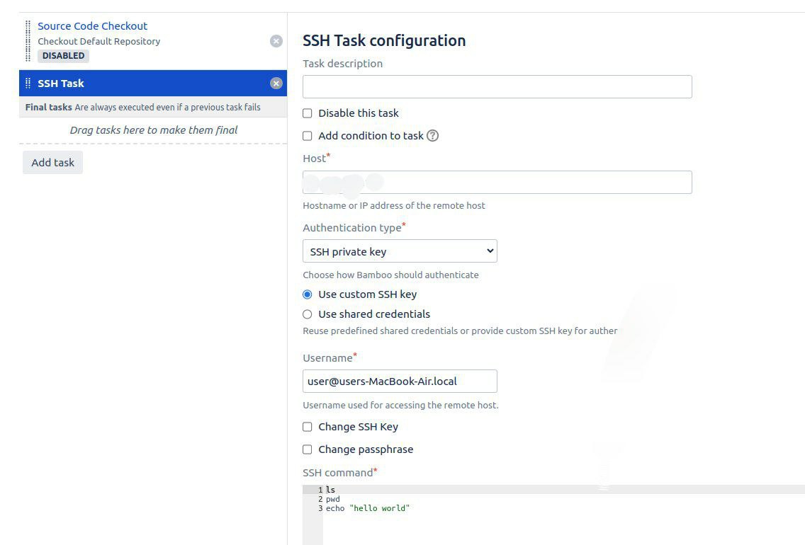 Solved: basic level, ssh task, Error occurred while runnin...