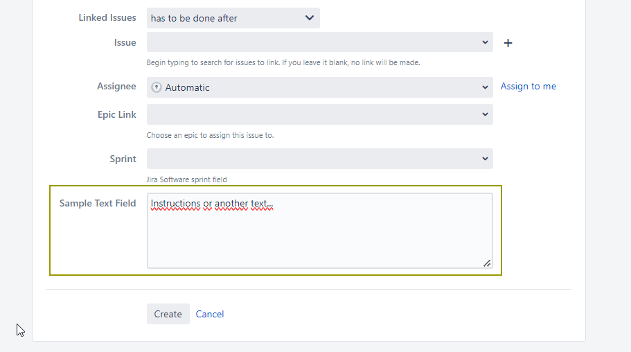 Need a info button to add more info or give defaul...