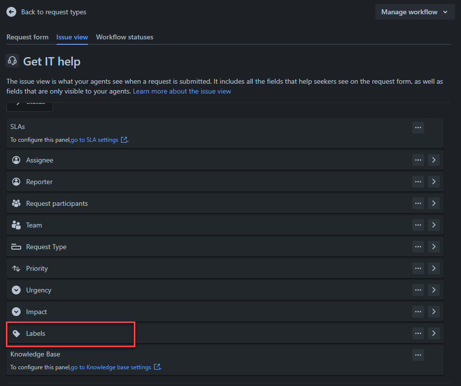 Solved: Labels field not being displayed (JSM)