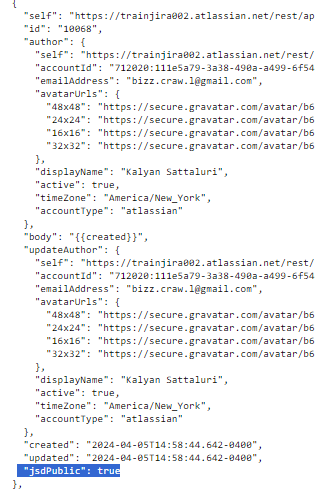Smart values for Comment to Customer?