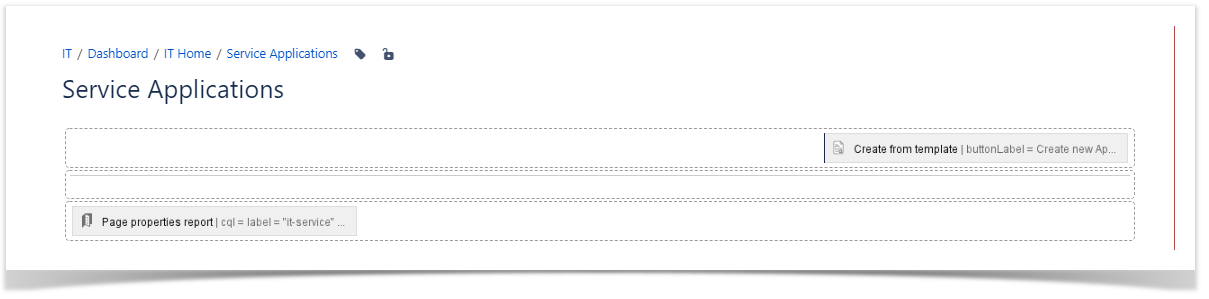 Confluence Template For Service Applications Atlassian Community