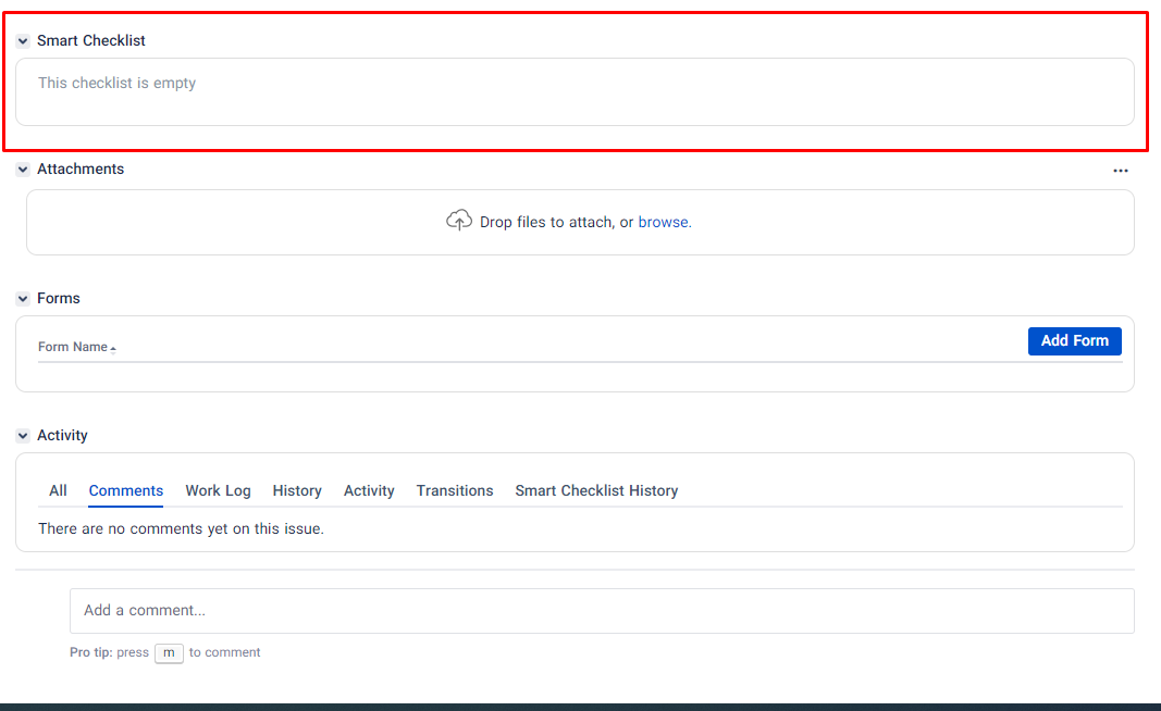 How to use ScriptRunner for hide smart checklist p...
