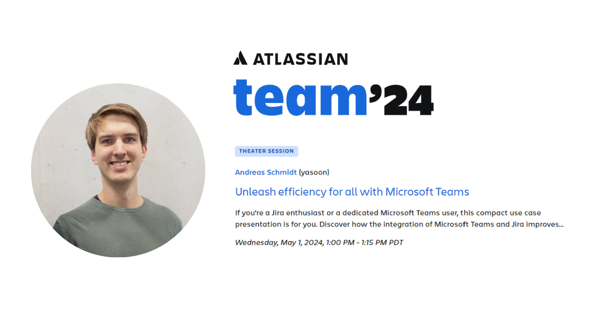 Atlassian Team '24: yasoon is finalist to win Atla...
