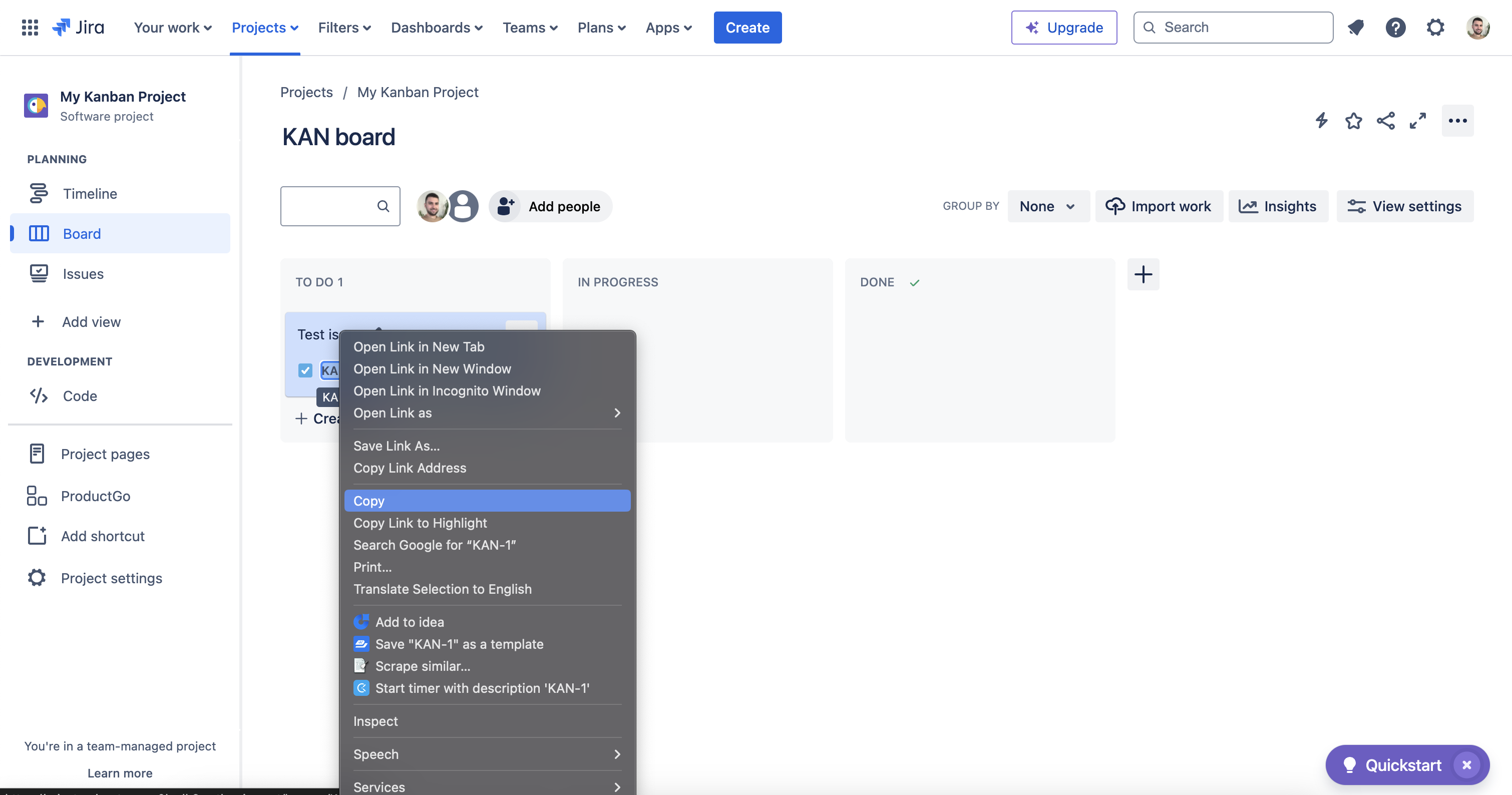 Solved: How to select text in Jira?