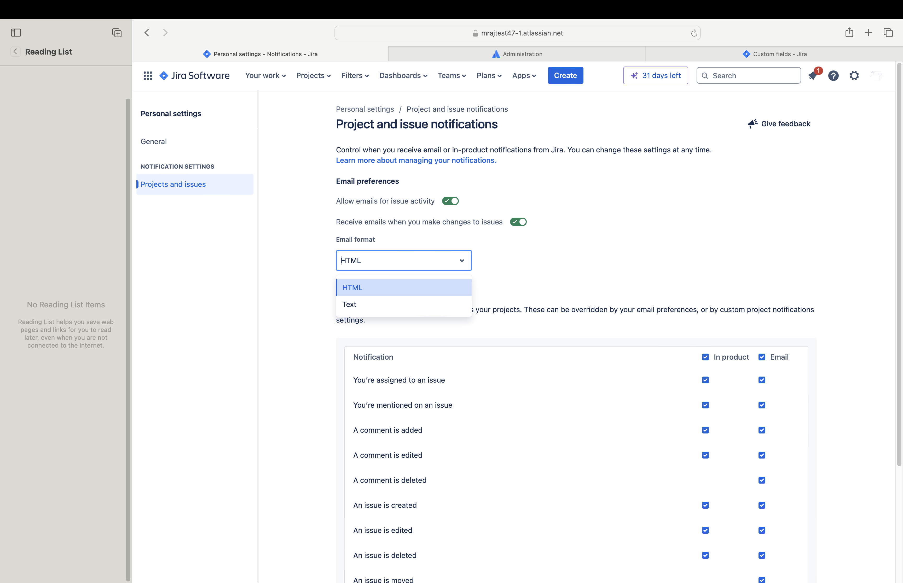 Comment Notification emails hide content after mig...