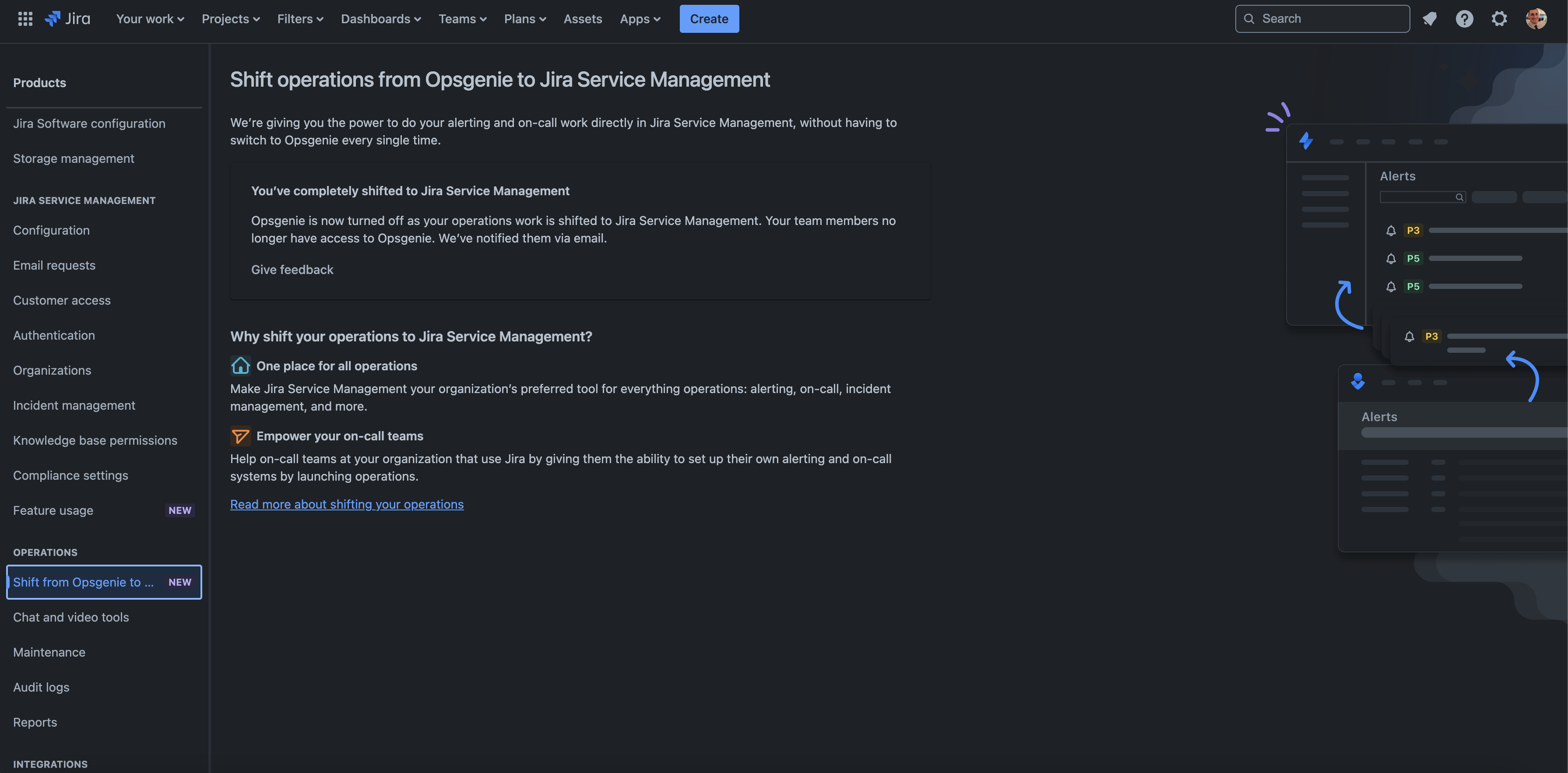 Unable to use new JSM Operations Features - Atlassian Community