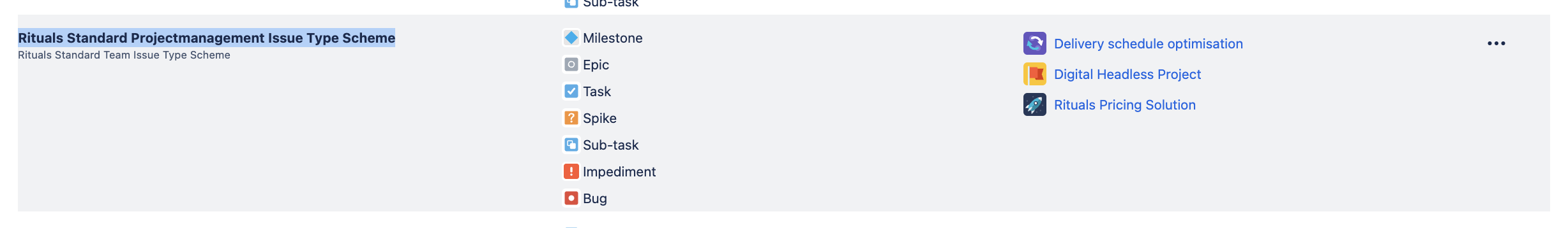 How to create standard issue type scheme when crea...