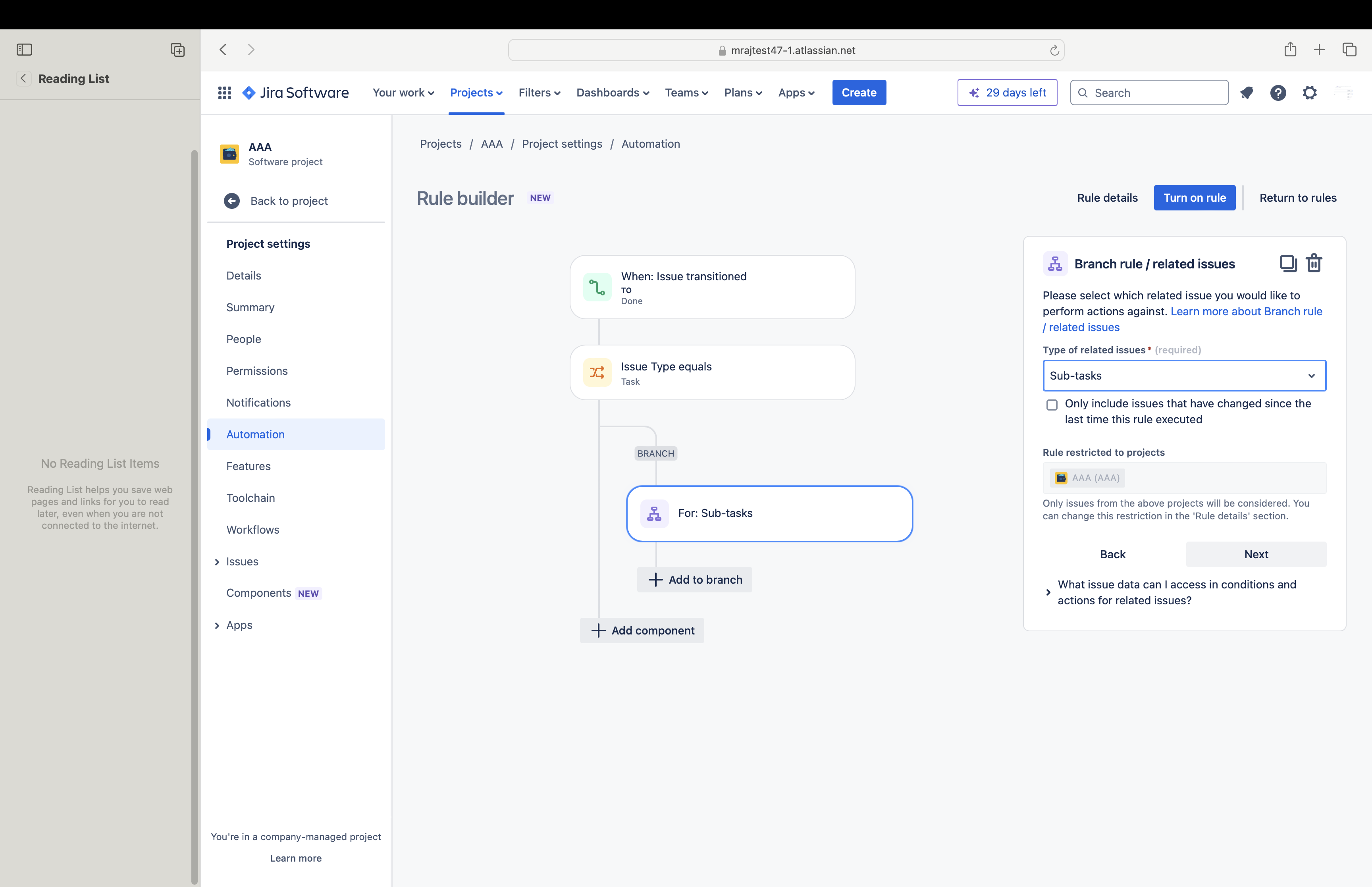 Automatic subtasks close when parent Jira's are cl...