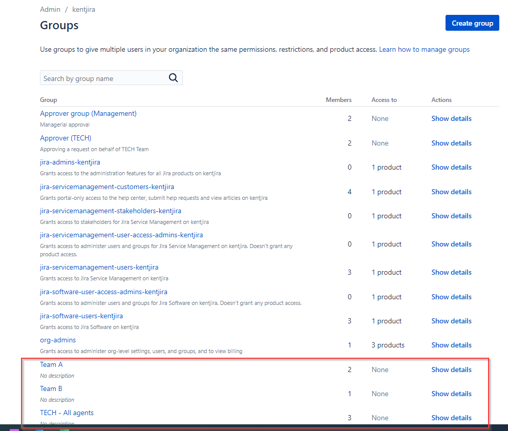 How to delete a user group from a customer's porta...
