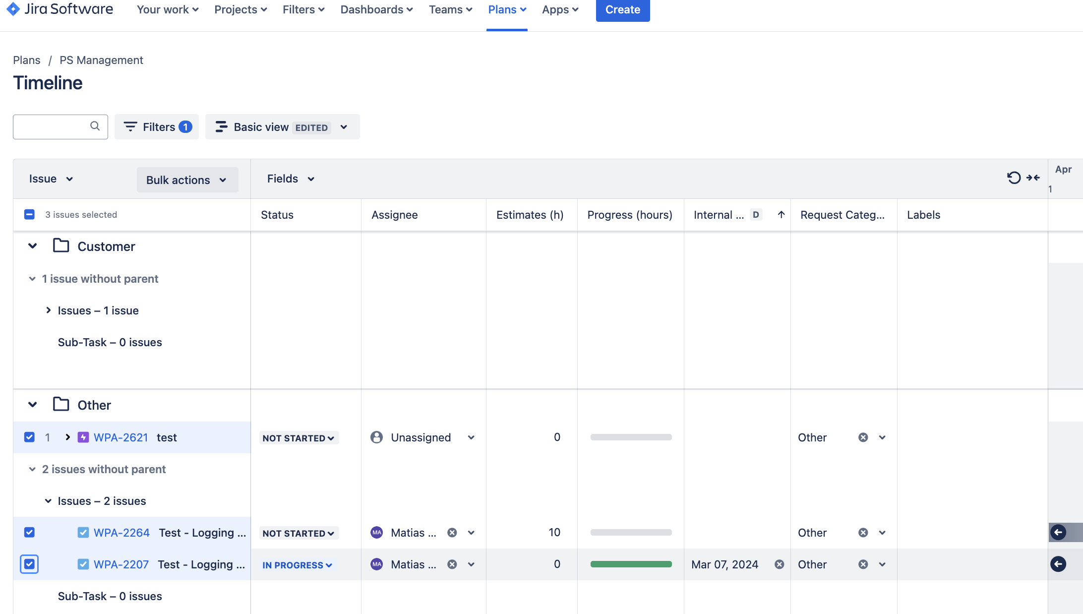 Solved: Log Worked hours from Plan view - Advanced Roadmap...