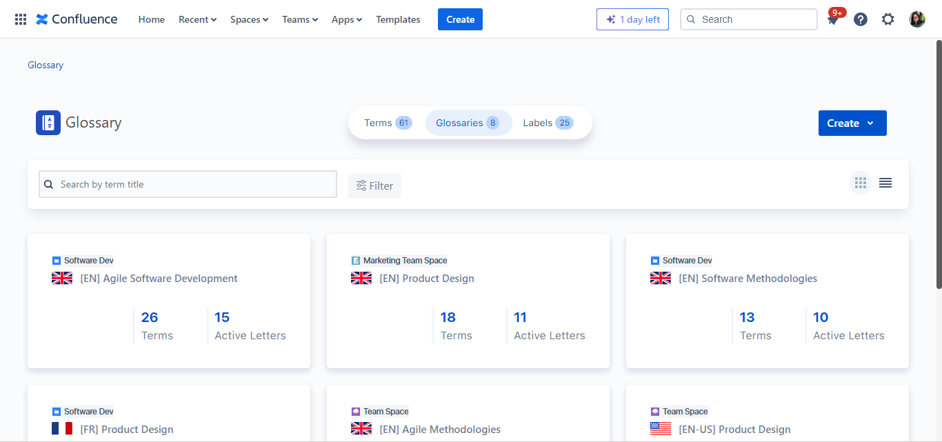 What makes a good glossary in Confluence? And how ... - Atlassian Community