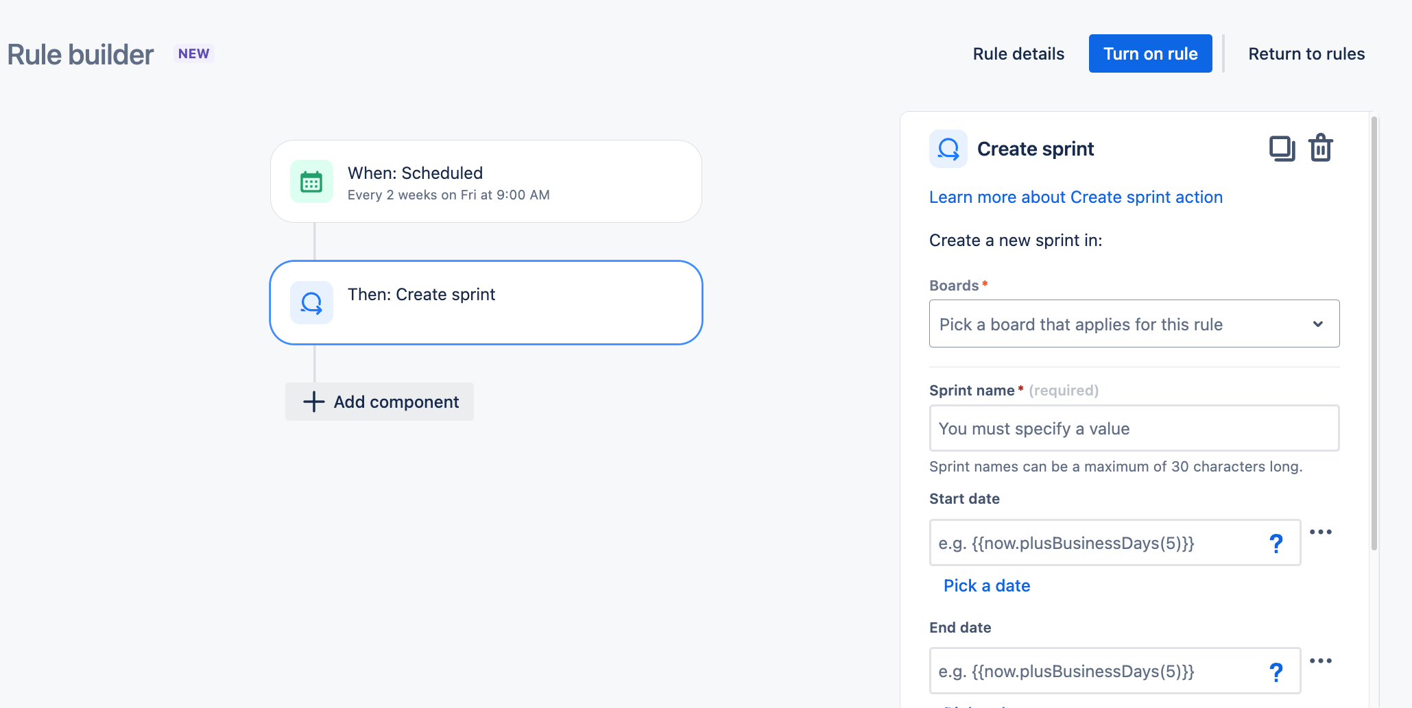 Auto start and complete sprints