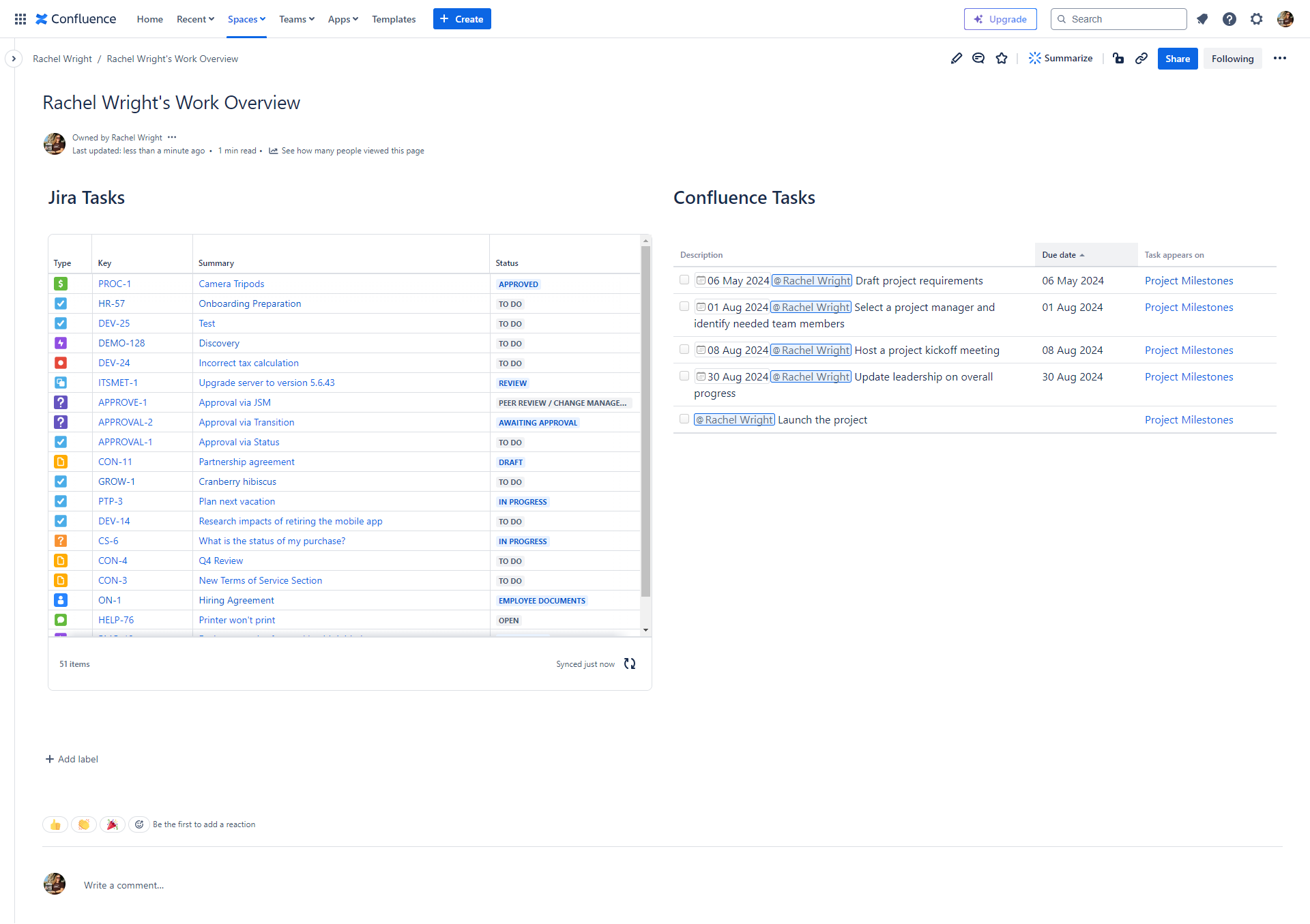 Solved: ONE overview for assigned tickets and tasks from C...