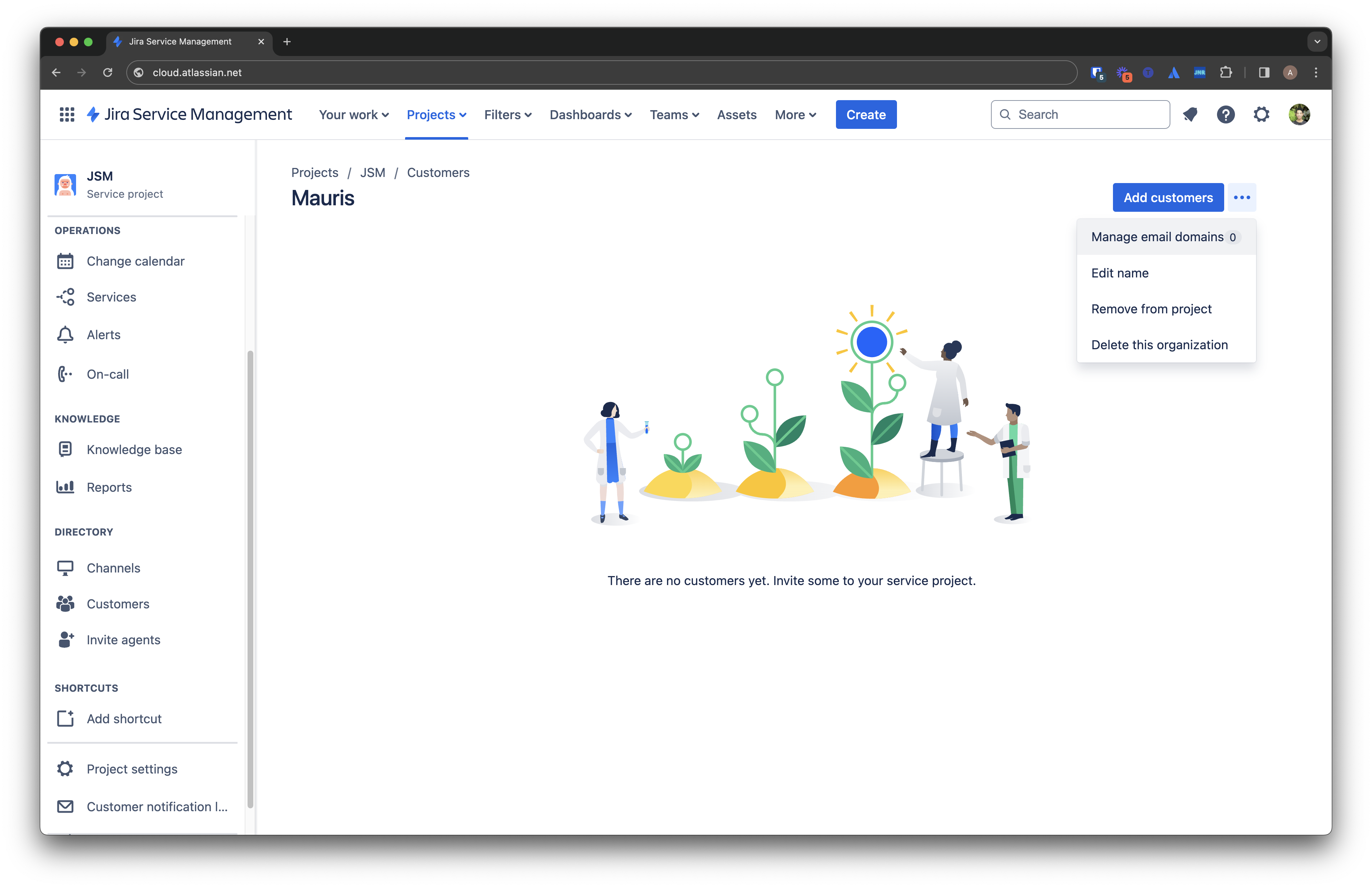 Automatically manage JSM customers and organizations at scale
