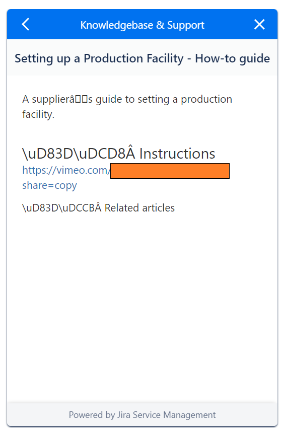 How to format KB articles for the Widget?