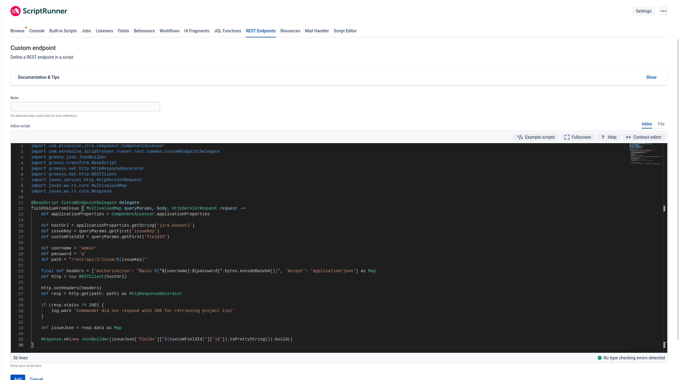 Solved: scriptrunner console: How to pull all option IDs f...