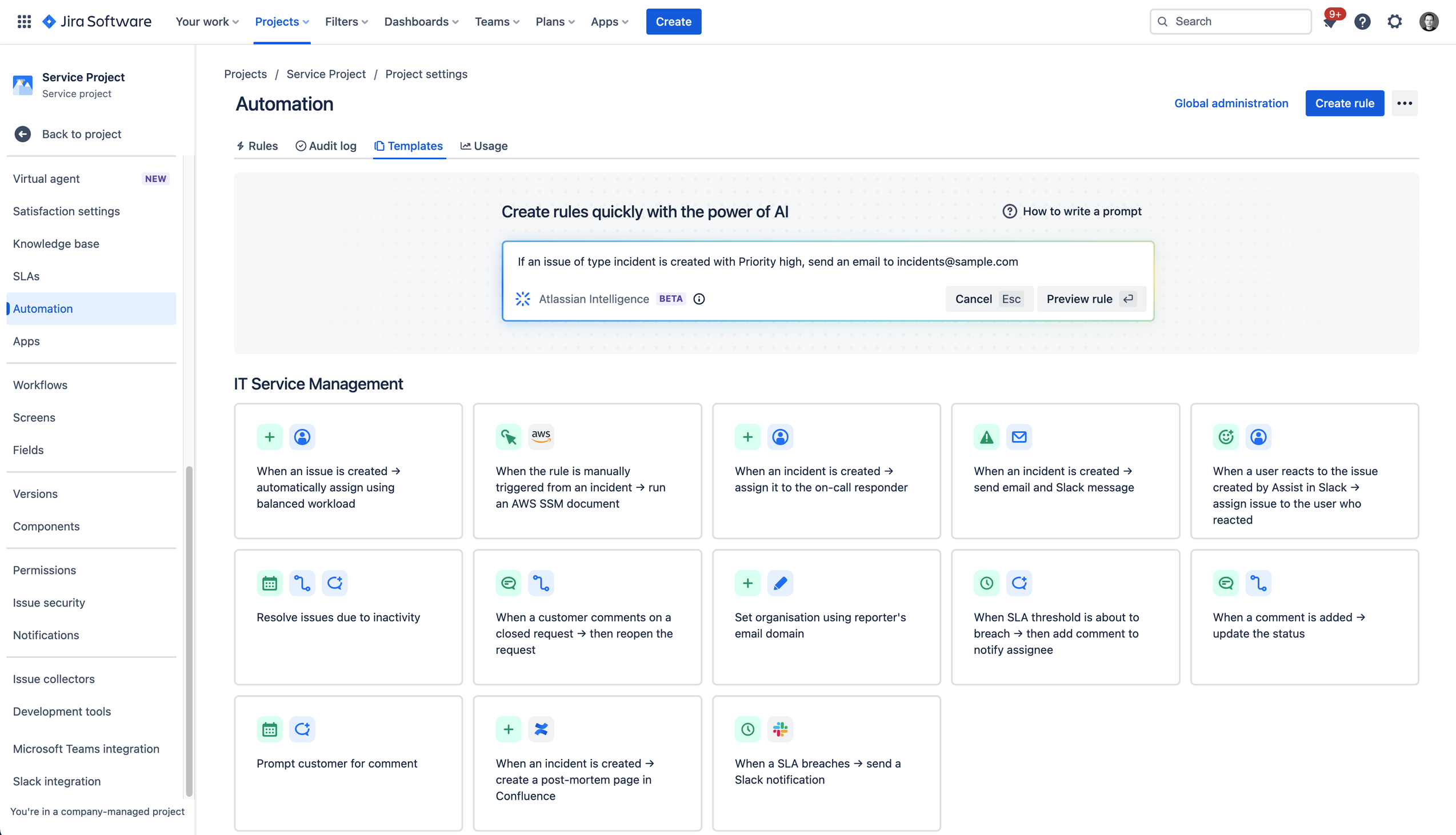Unveiling new Atlassian Intelligence capabilities in Jira Service ... Unveiling new Atlassian Intelligence capabilities in Jira Service ...