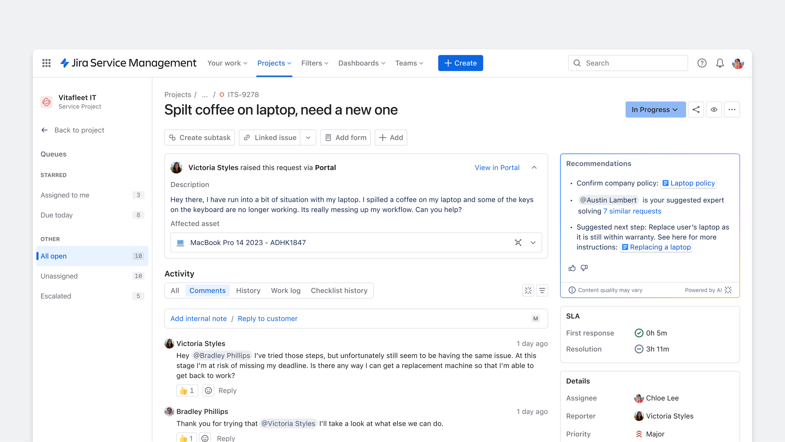 Unveiling new Atlassian Intelligence capabilities in Jira Service ...