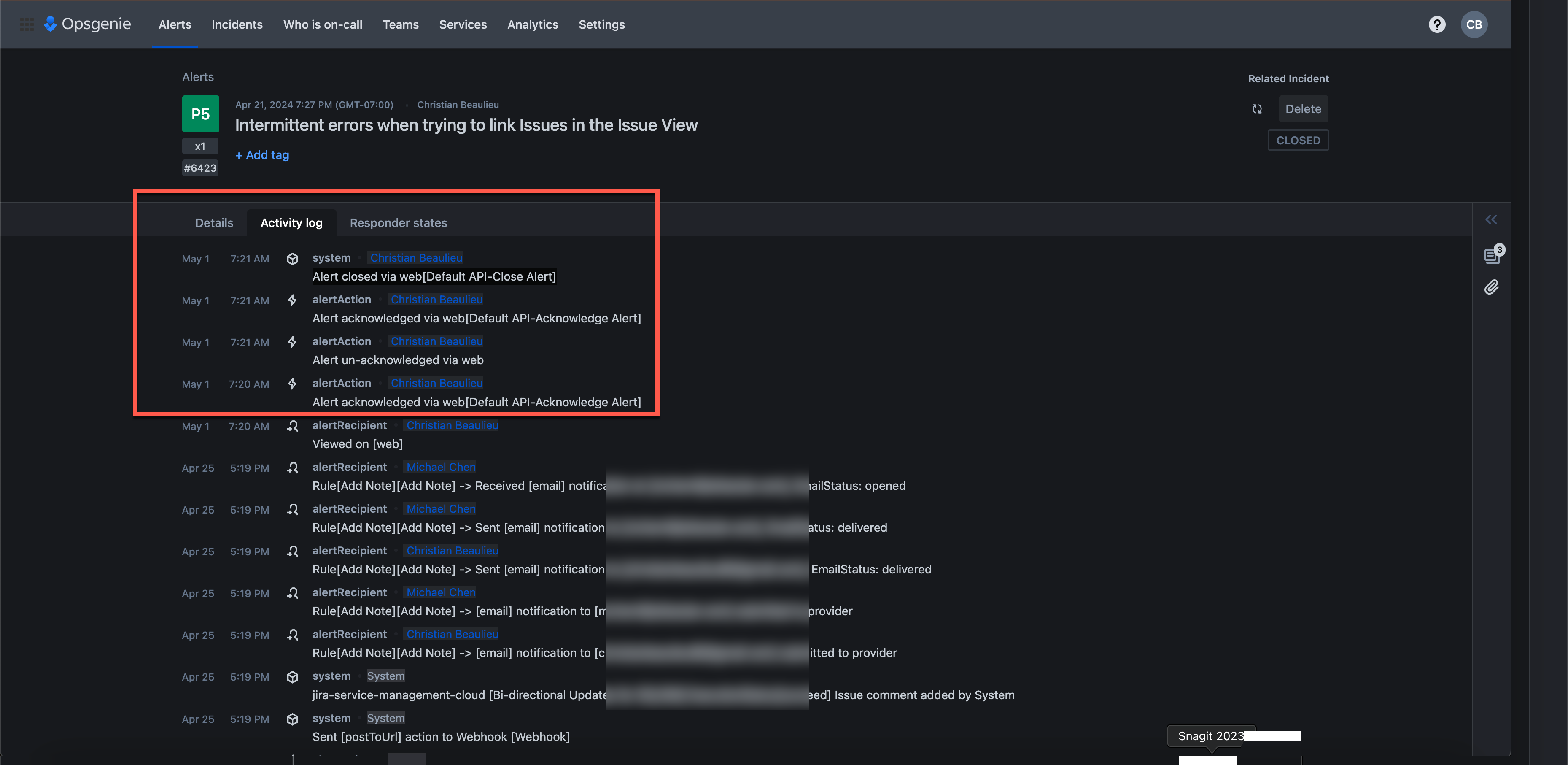 Manual Alert Updates and the Default API Integrati... - Atlassian Community