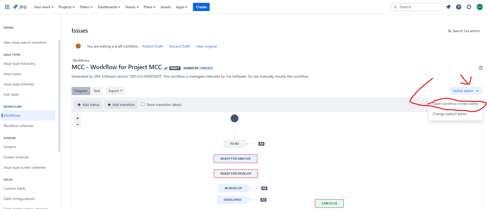 Jira's New Workflow Editor for Team-Managed Projec... - Atlassian Community