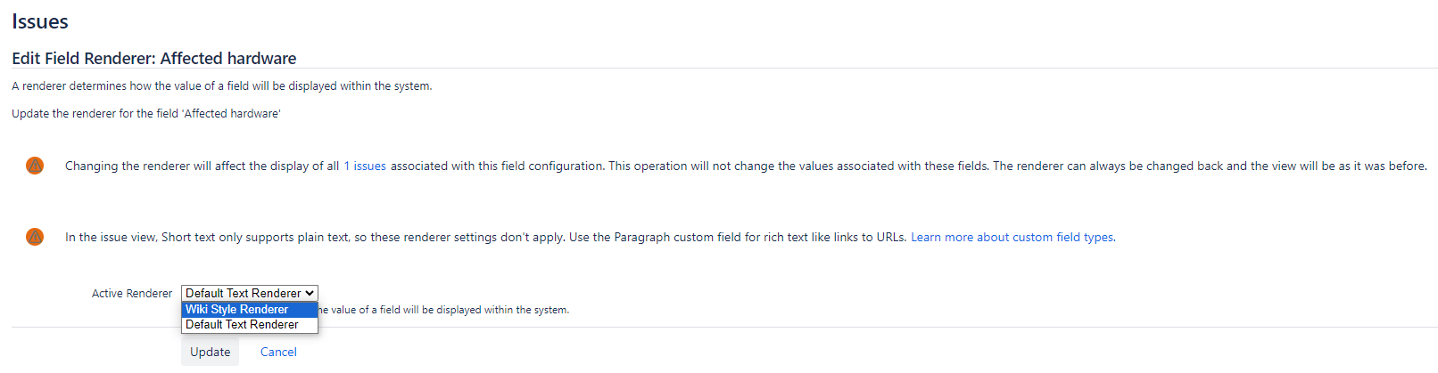 enable rich text formatting