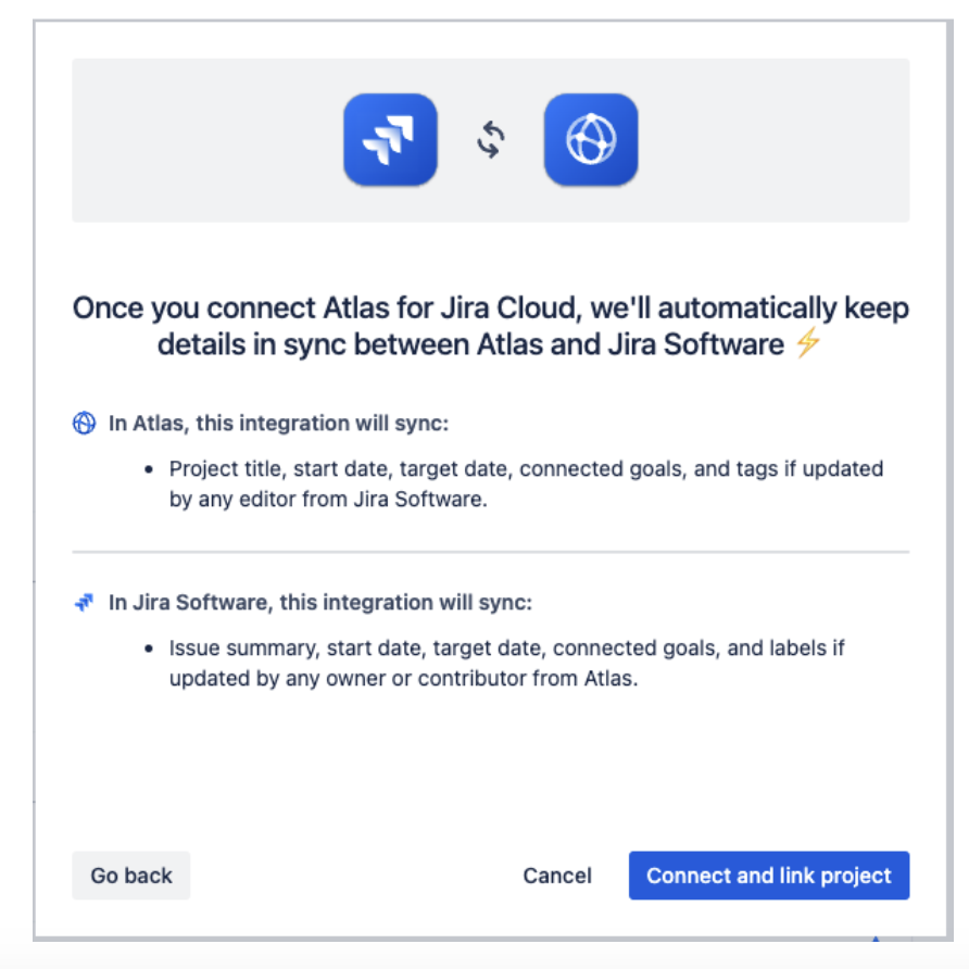 Can't see status updated from Atlas in Jira
