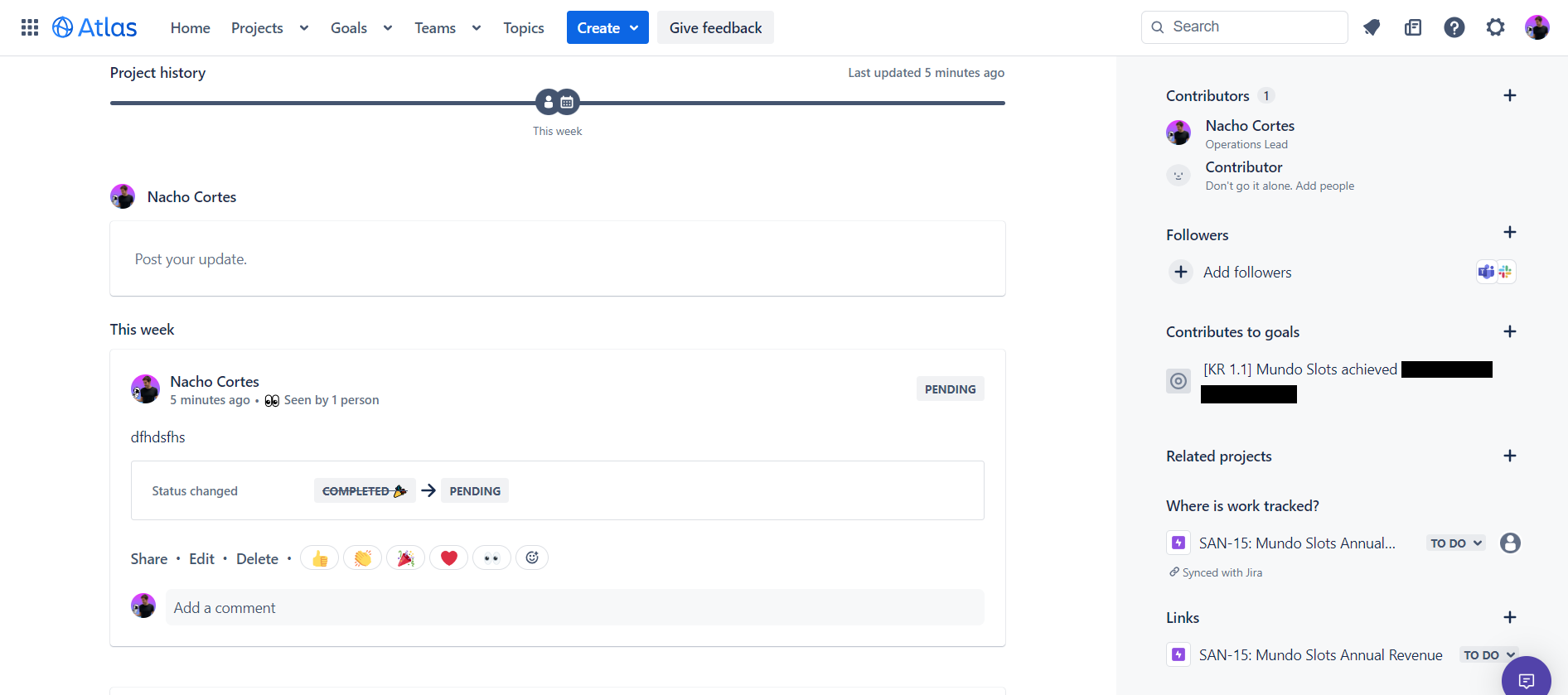 How To View Your Atlas Goals In Jira Software Atlas