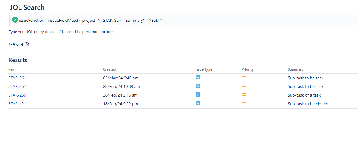 Search for an exact phrase with JQL - Atlassian Community