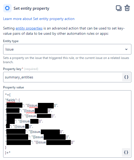 How to use Project Properties with smart values in...