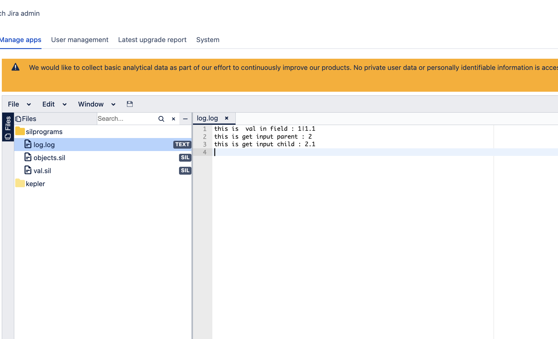 cascading fields access with sil validation script...