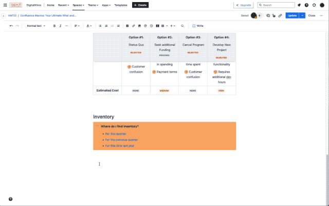 Click, Customize, Create: A Confluence Macro Crash... - Atlassian Community