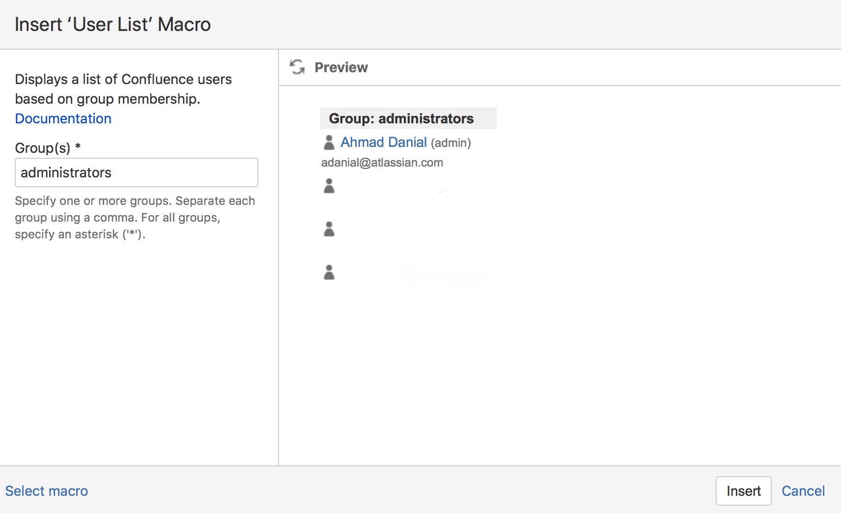 Can you create a Team or User Directory in Conflue...