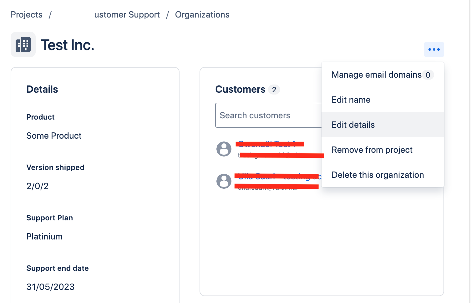 Are there any API requests available for organizat...