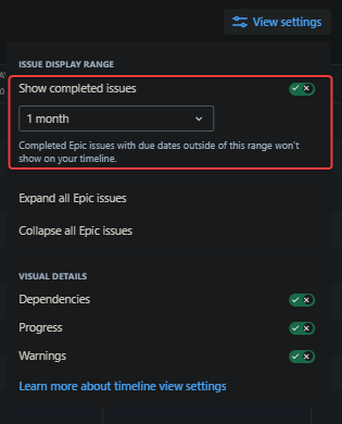 Solved: Done Epics Instantly Disappear / Epic Statuses dis...