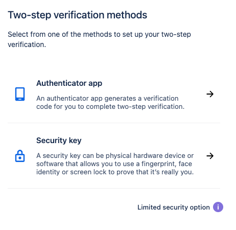 Improving Atlassian account security using securit... - Atlassian Community