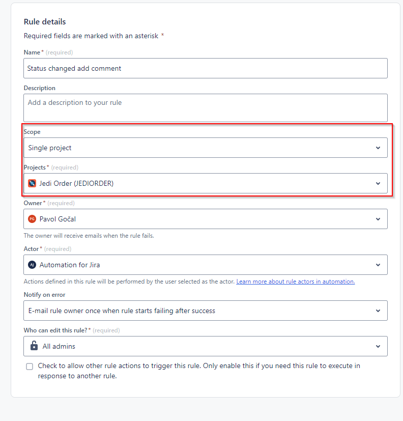 Solved: Automation: Changelog for Status Change